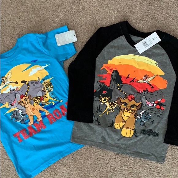 Disney | Shirts & Tops | Kids Lion Guard Shirts Nwt | Poshmark